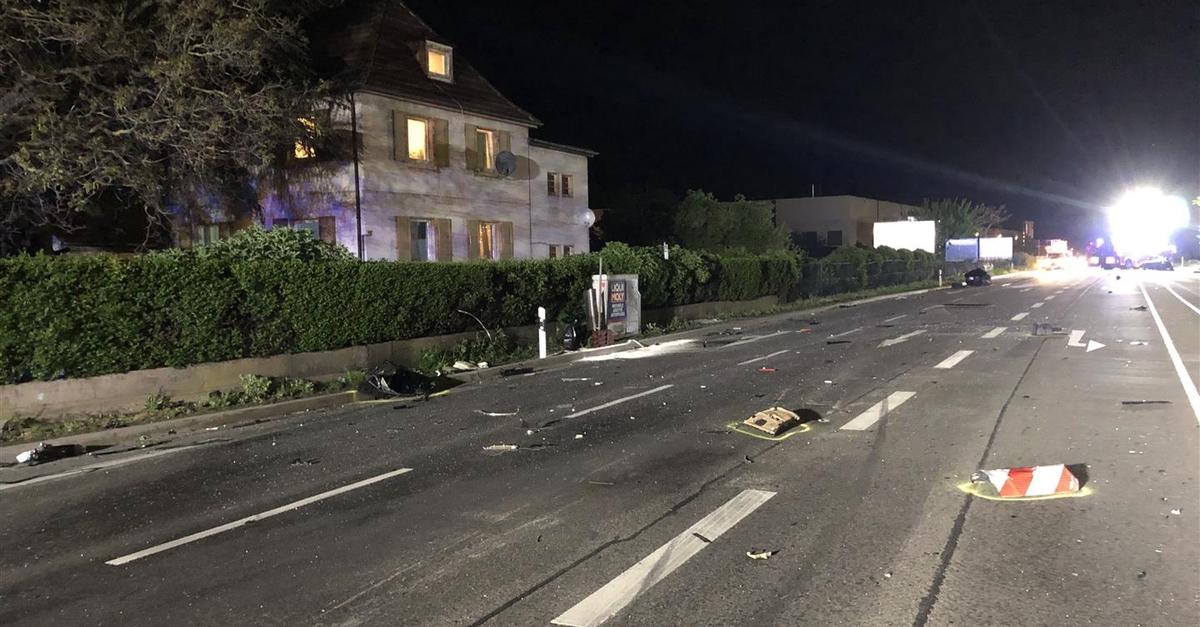 Unfall bei illegalem Autorennen in Worms